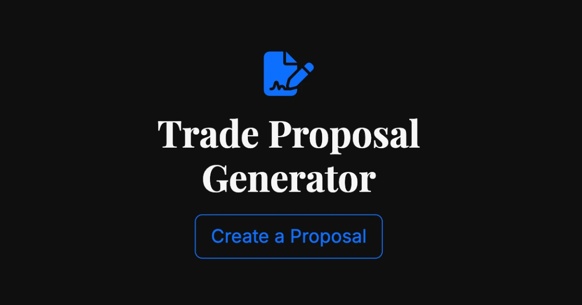 Trade Proposal Generator | Timekeeper PH